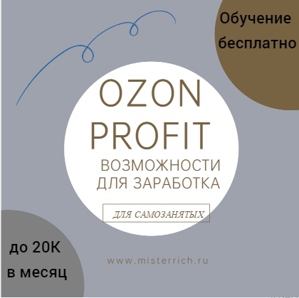 Озон Профит: обзор платформы для заработка для самозанятых | MisterRich.ru